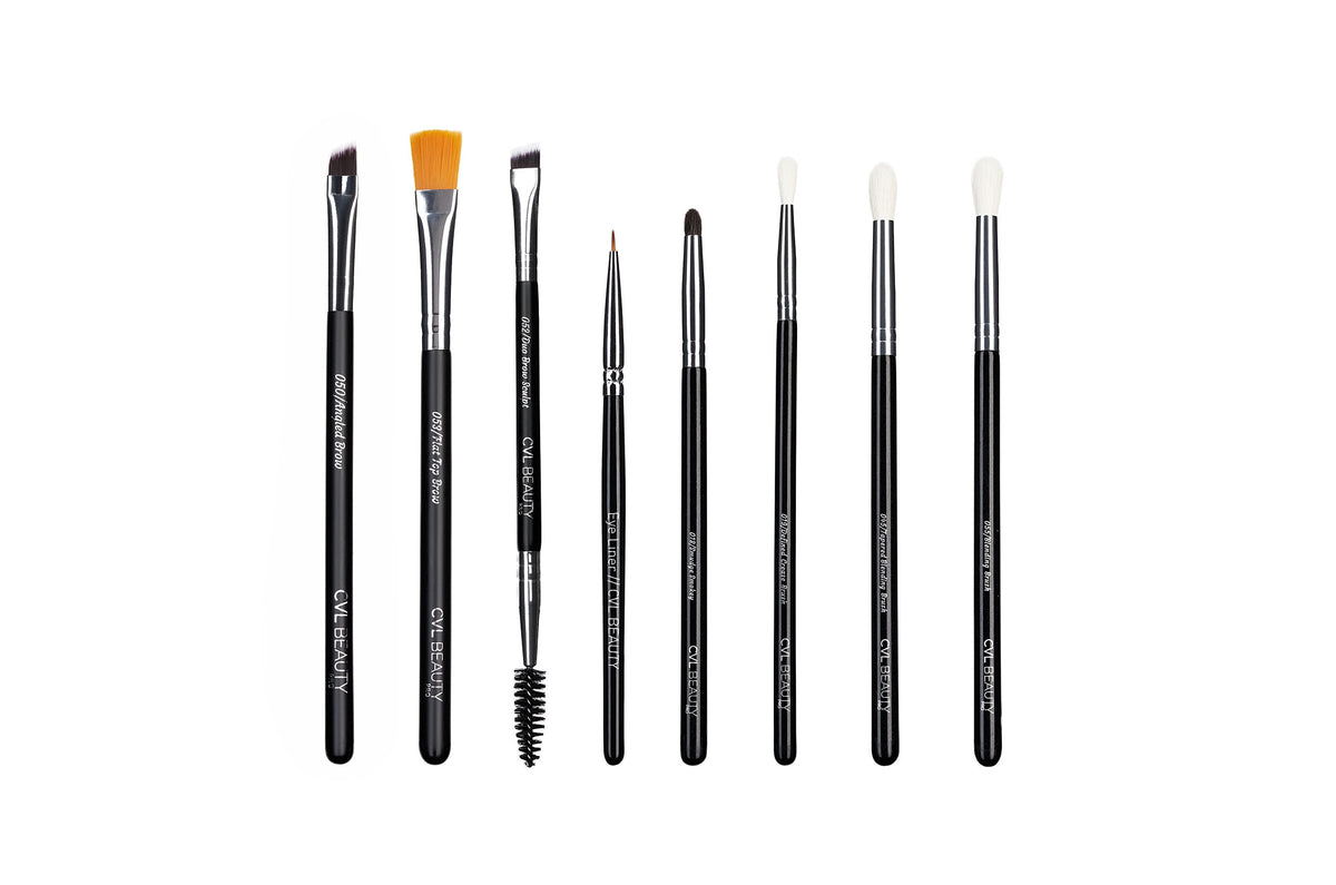 Complete Eye Brush Set - 8 Brushes | CVL BEAUTY